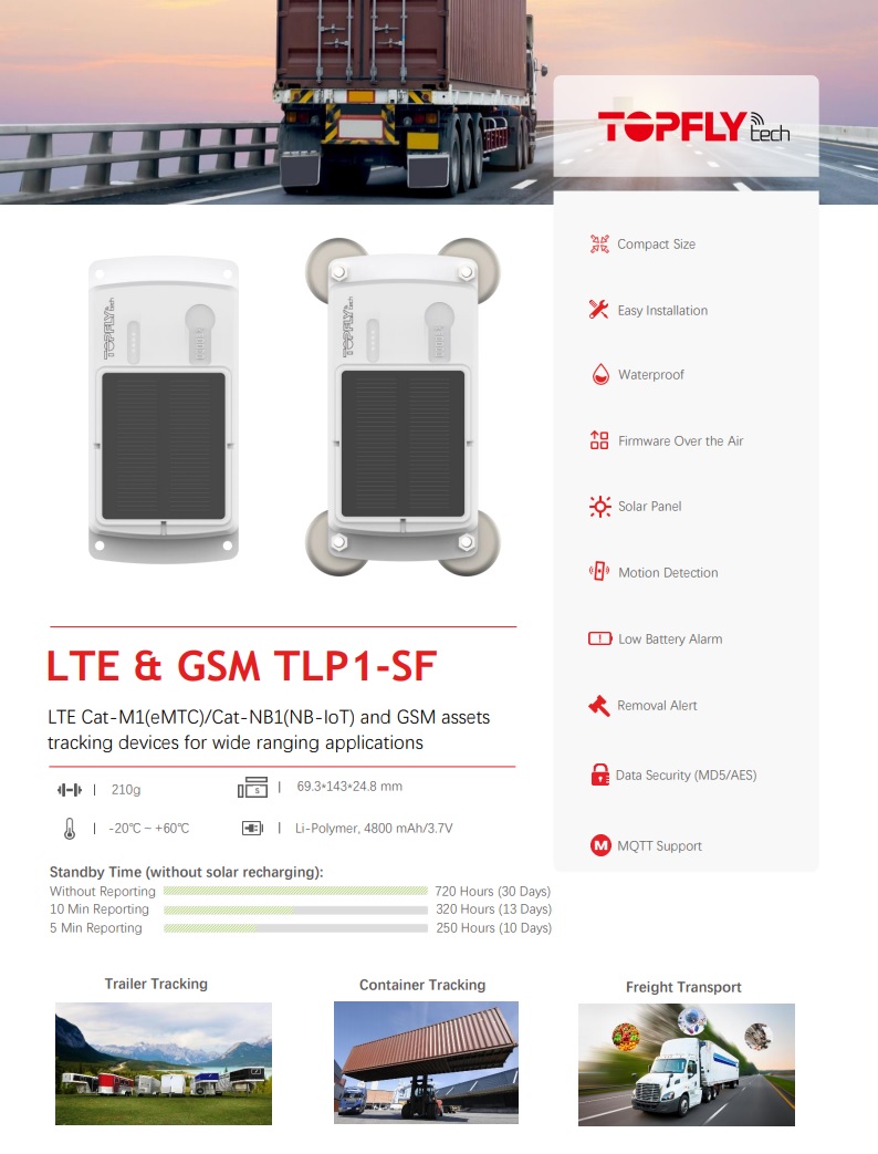 FleetThingsMX. TopFly TLP1-SF